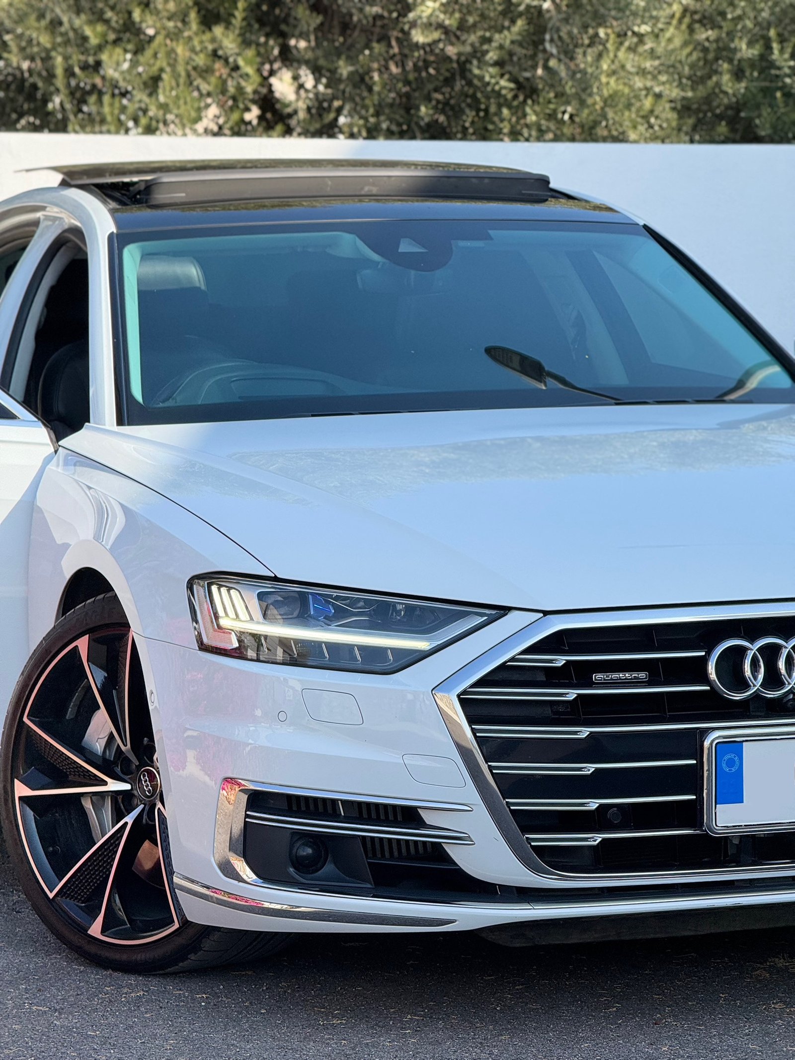 Audi A8 2020 White