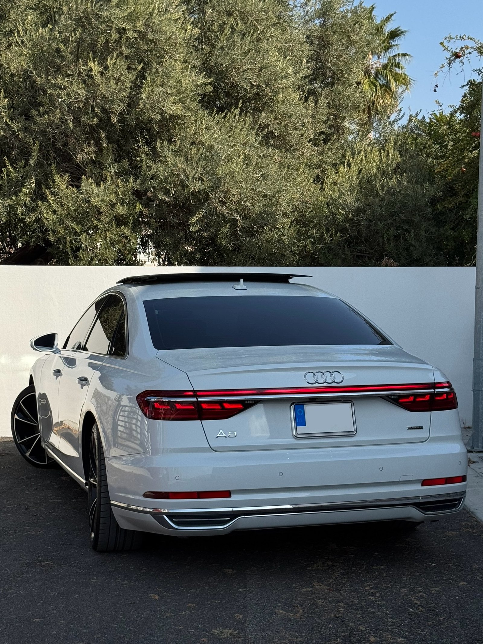 Audi A8 2020 White
